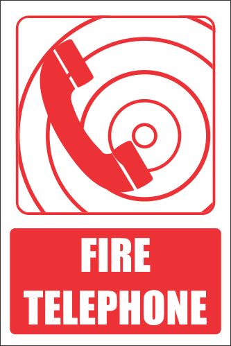FB7E - Fire Telephone Explanatory Safety Sign | Safety Signs & Equipment