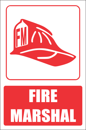 FB10E - Fire Marshal Explanatory Safety Sign | Safety Signs & Equipment