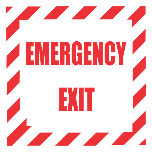 FR7 - Emergency Exit Safety Sign | Safety Signs & Equipment