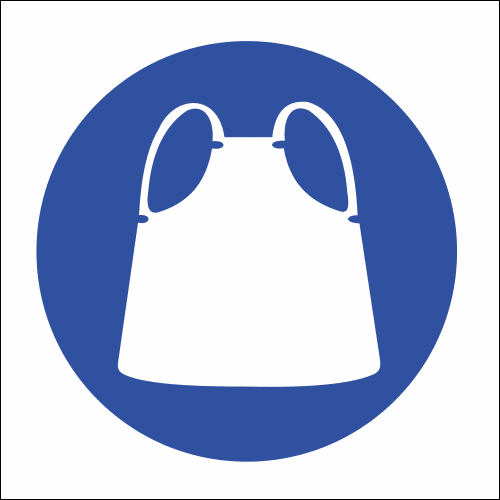 MV9 - Apron Protection Safety Sign | Safety Signs & Equipment