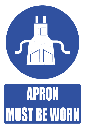 MV9N - Apron Protection Safety Sign | Safety Signs & Equipment