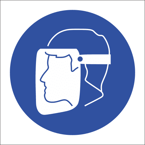 MV10N - Face Protection Safety Sign | Safety Signs & Equipment