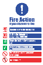 FR29 - Fire Action Safety Sign VI | Safety Signs & Equipment