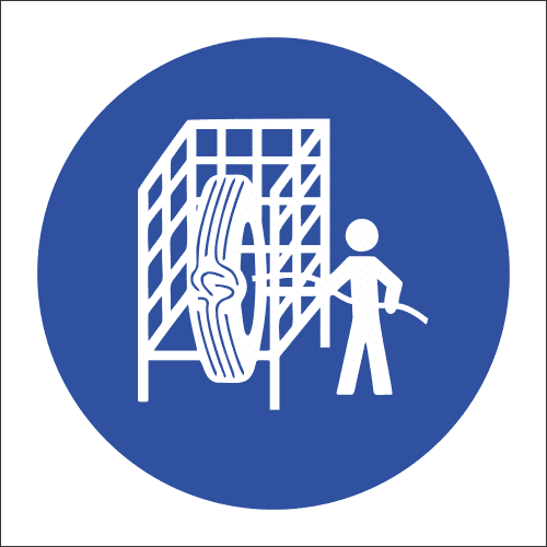 MV16 - Safety Cage Safety Sign | Safety Signs & Equipment