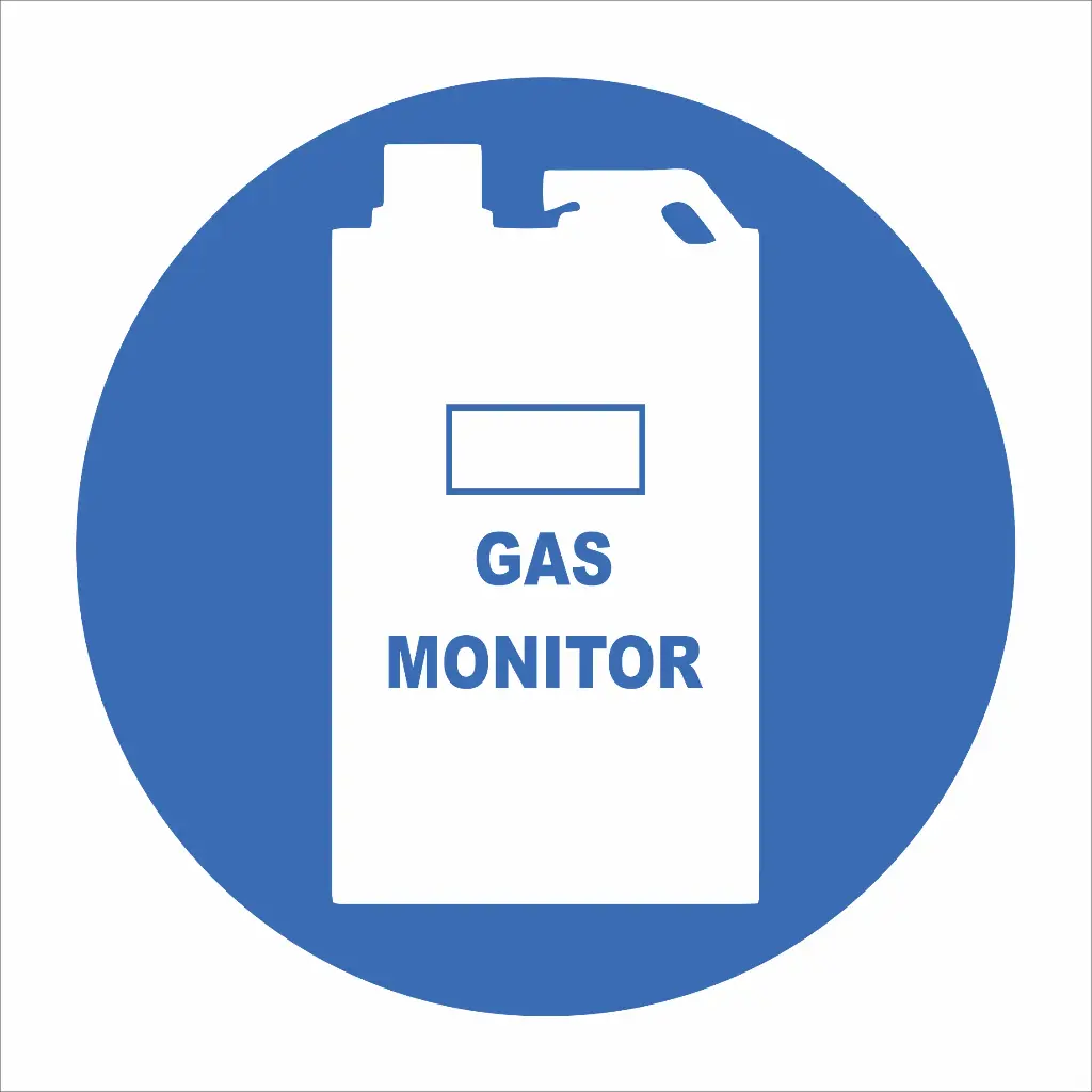 MV17 - Carbon Monoxide Gas Monitor Safety Sign | Safety Signs & Equipment