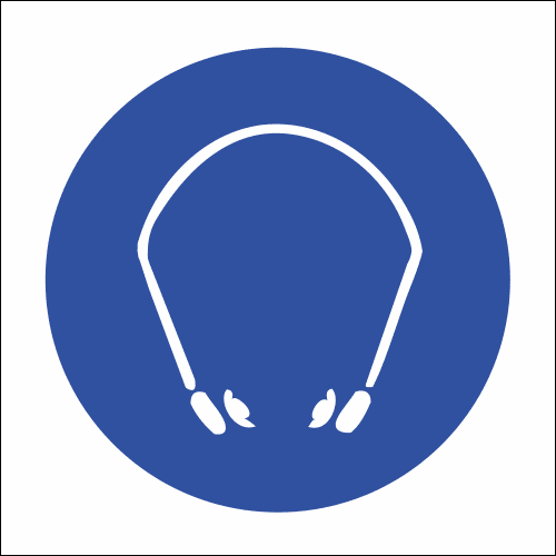 MV19 - Ear Plugs Safety Sign | Safety Signs & Equipment