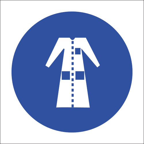 MV21 - Lab Coat Safety Sign | Safety Signs & Equipment