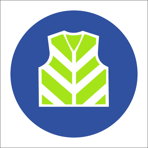 MV25N - Reflective Jacket Safety Sign | Safety Signs & Equipment