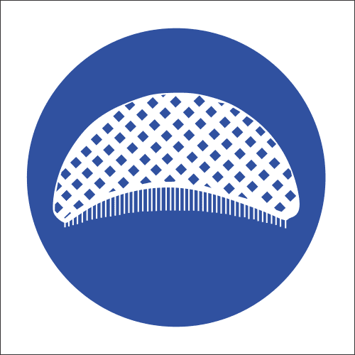 MV26 - Hair Net Safety Sign | Safety Signs & Equipment