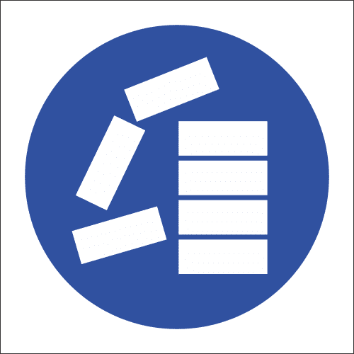 MA6 - Stack Correctly Safety Sign | Safety Signs & Equipment