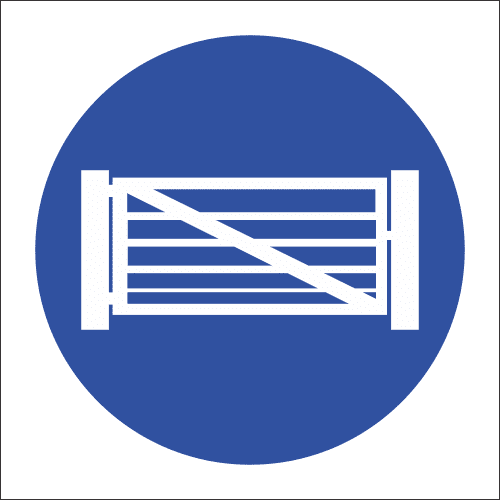 MA11 - Keep Gate Closed Safety Sign | Safety Signs & Equipment