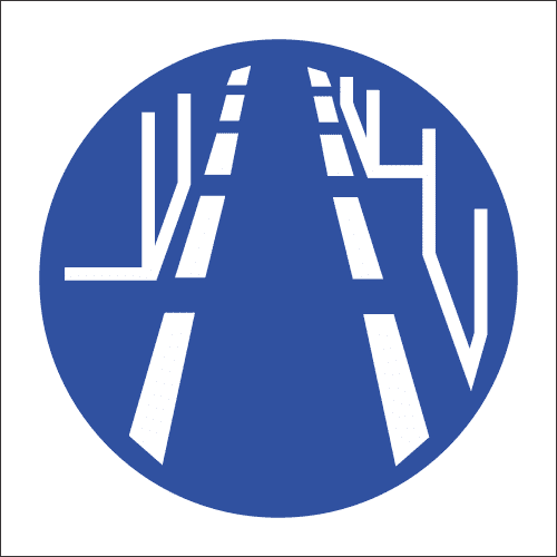 MA15 - Clear Aisle Safety Sign | Safety Signs & Equipment