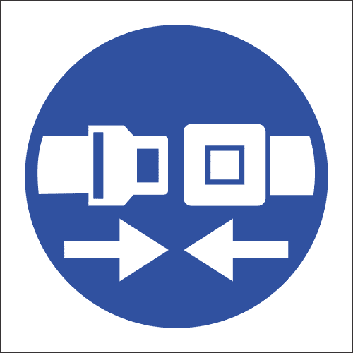 MA21 - Safety Belt Safety Sign | Safety Signs & Equipment