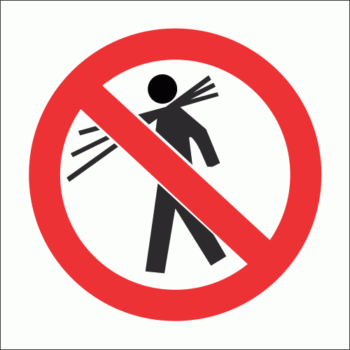 PV8 - No Carrying Safety Sign | Safety Signs & Equipment