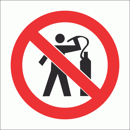 PV11 - No Air Dusting Safety Sign | Safety Signs & Equipment