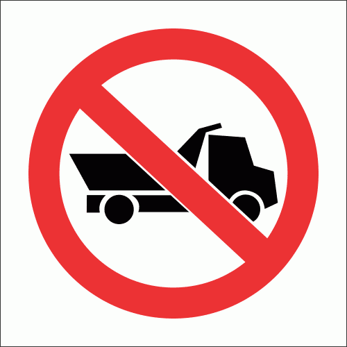 PV15 - No Heavy Vehicles Safety Sign | Safety Signs & Equipment