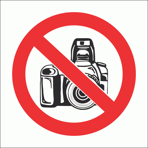PV21N - No Cameras Safety Sign | Safety Signs & Equipment