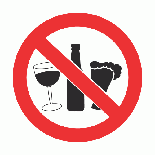 PV22N - No Alcohol Safety Sign | Safety Signs & Equipment