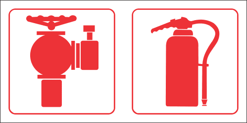 FR74 - Fire Fighting Equipment Combo 2 Safety Sign | Safety Signs ...