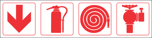 FR77 - Location Of Fire Fighting Equipment Safety Sign | Safety Signs ...
