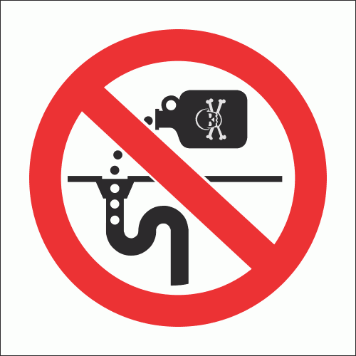 PV28N - No Drain Pollution Safety Sign | Safety Signs & Equipment