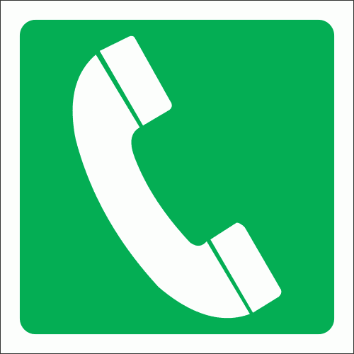 GA13 - Telephone Sign | Safety Signs & Equipment