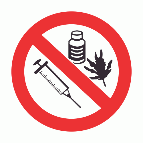 PV34 - No Drugs Safety Sign | Safety Signs & Equipment