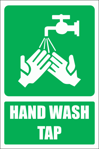 GA27E - Tap For Washing Hands Explanatory Sign | Safety Signs & Equipment