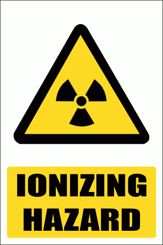 WW6E - Ionizing Hazard Explanatory Safety Sign | Safety Signs & Equipment