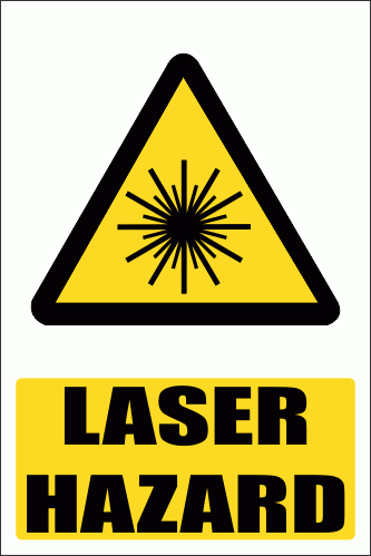 WW12E - Laser Hazard Explanatory Safety Sign | Safety Signs & Equipment