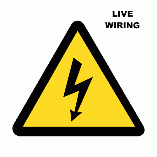EL2 - Live Electrical Wiring Sign | Safety Signs & Equipment