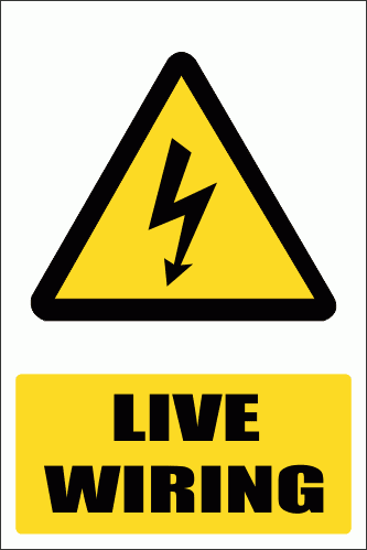EL2E - Live Electrical Wiring Explanatory Sign | Safety Signs & Equipment