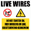 EL4 - Danger Electrical Shock Sign | Safety Signs & Equipment