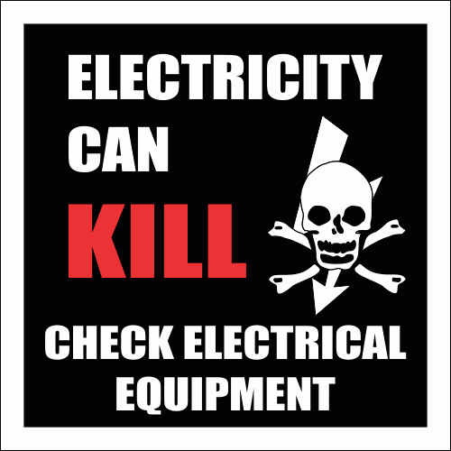 EL17 - Electricity Can Kill Sign | Safety Signs & Equipment