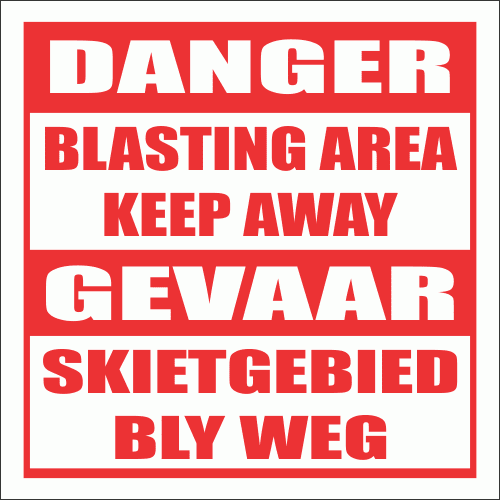 C3 - Blasting Keep Away Sign | Safety Signs & Equipment