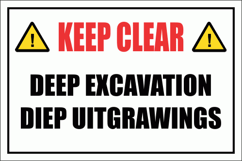C10 - Deep Excavation Sign | Safety Signs & Equipment
