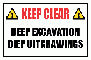 C10 - Deep Excavation Sign | Safety Signs & Equipment
