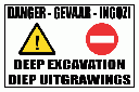 C11 - Danger Deep Excavation Sign | Safety Signs & Equipment