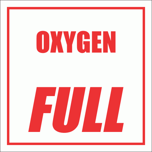 GAS5 - Oxygen Full Sign | Safety Signs & Equipment
