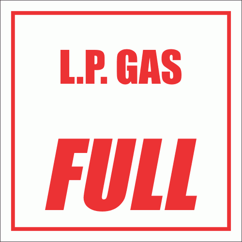 GAS9 - L.P. Gas Full Sign | Safety Signs & Equipment