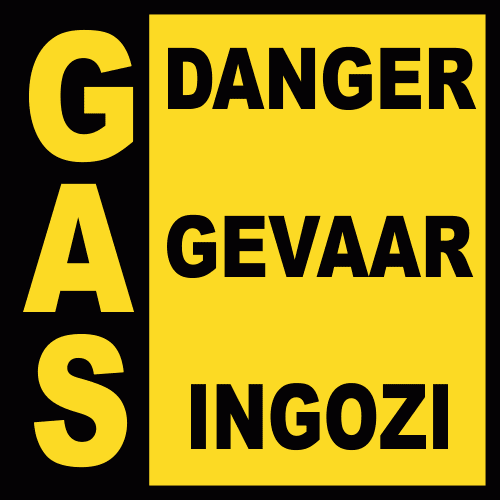 GAS13 - GAS Danger Sign | Safety Signs & Equipment
