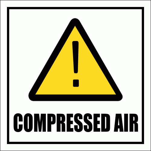 GAS22 - Compressed Air Sign | Safety Signs & Equipment