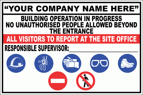 C31C - Construction Site Sign | Safety Signs & Equipment