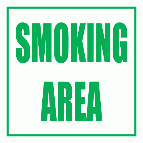 SM15 - Smoking Area Sign | Safety Signs & Equipment