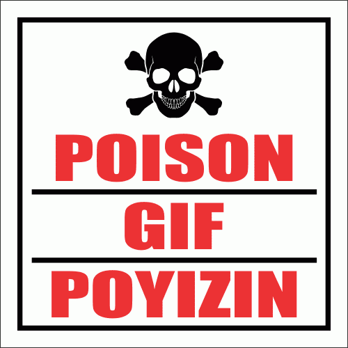 PO1 - Poison Sign | Safety Signs & Equipment