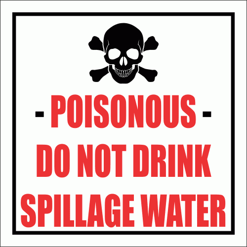 PO6 - Spillage Water Sign | Safety Signs & Equipment