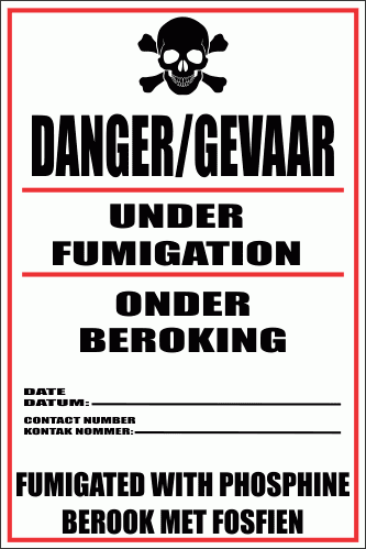 PO8 - Under Fumigation Sign | Safety Signs & Equipment