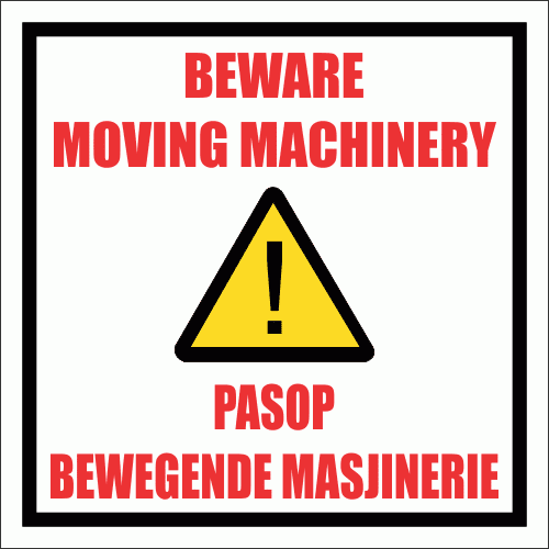 WF24 - Moving Machinery Sign | Safety Signs & Equipment