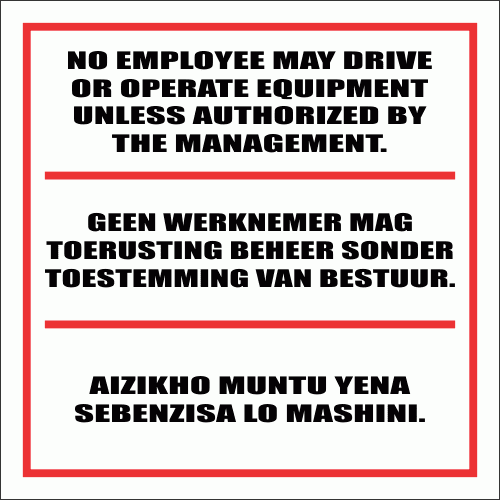 WF29 - Do Not Operate Sign | Safety Signs & Equipment