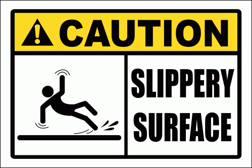 WF34 - Slippery Surface Sign | Safety Signs & Equipment
